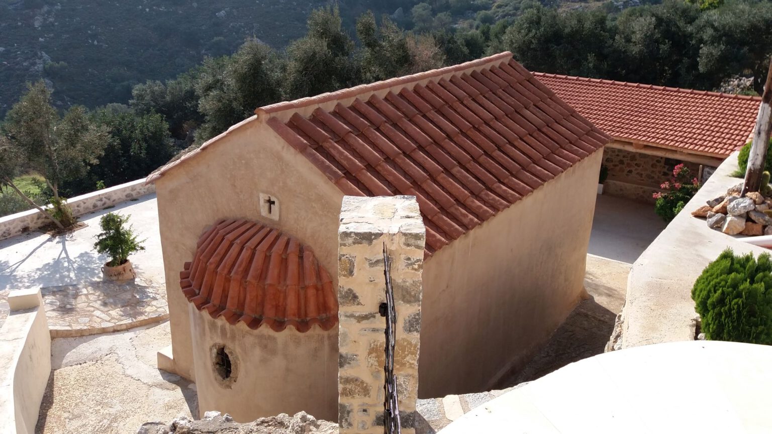 The monastery of Finikias - South of Crete - Plakias at Finikas